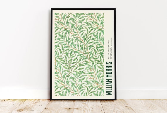 William Morris Art Green Leaves Pattern William Morris | Etsy