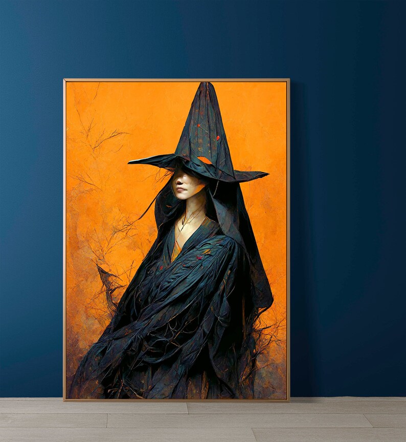 Surrealistic Witch Version2 Fantasy Art Print Darkarts Poster - Etsy