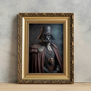 Victorian Gothic Steampunk Star Wars Art, Victorian Darth Vader Ai Art ...