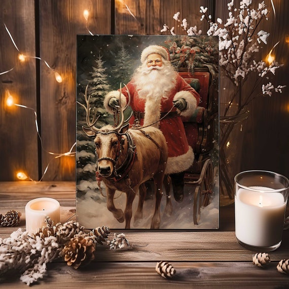 Santa Claus Oil Painting