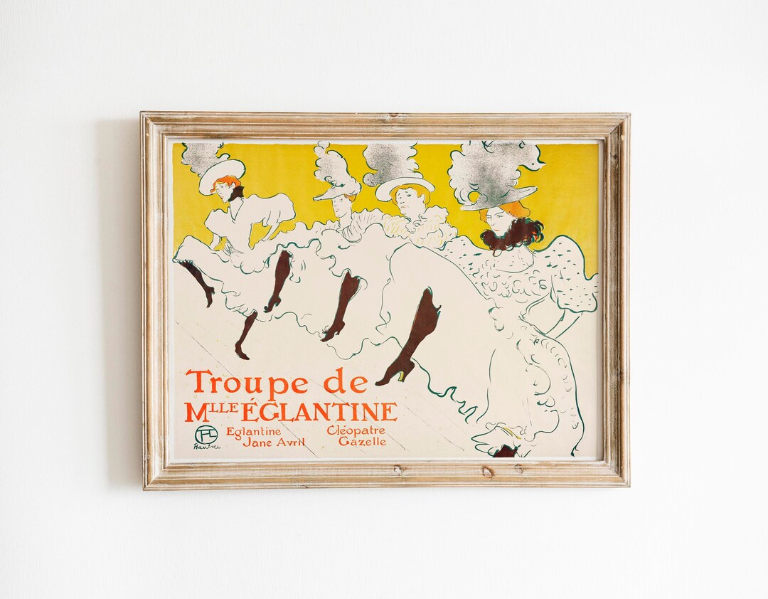 Henri De Toulouse-lautrec, Mademoiselle Eglantine’s Troupe (1896 ...
