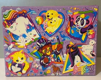Vintage 90s Lisa Frank Like Art Box. - Etsy
