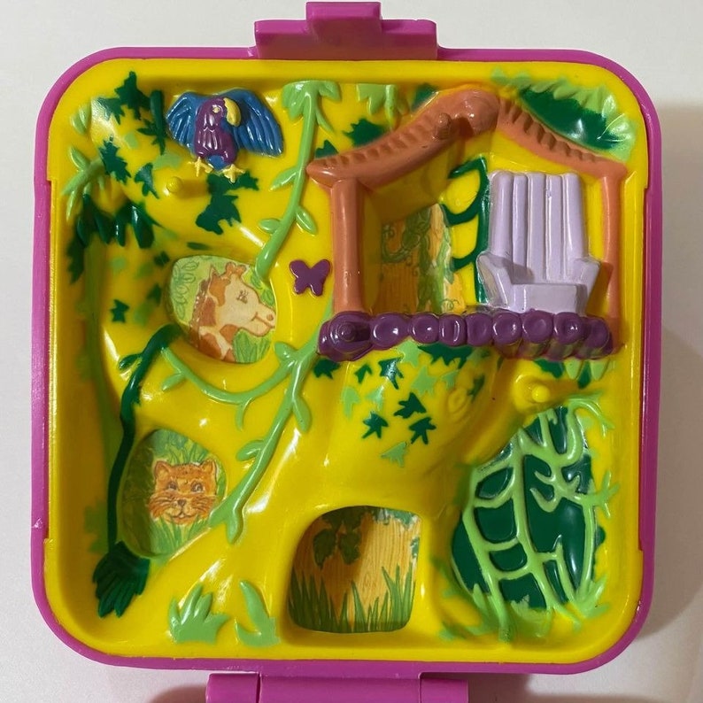 Bluebird Vintage Polly Pocket 1989 Wild Zoo World Playset - Etsy