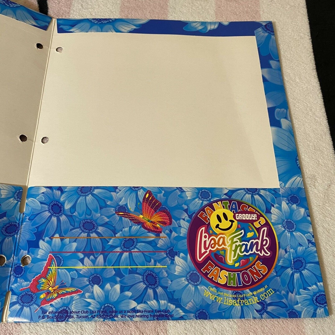 Vintage Lisa Frank Flowers Butterflies Fantastic Fashions | Etsy