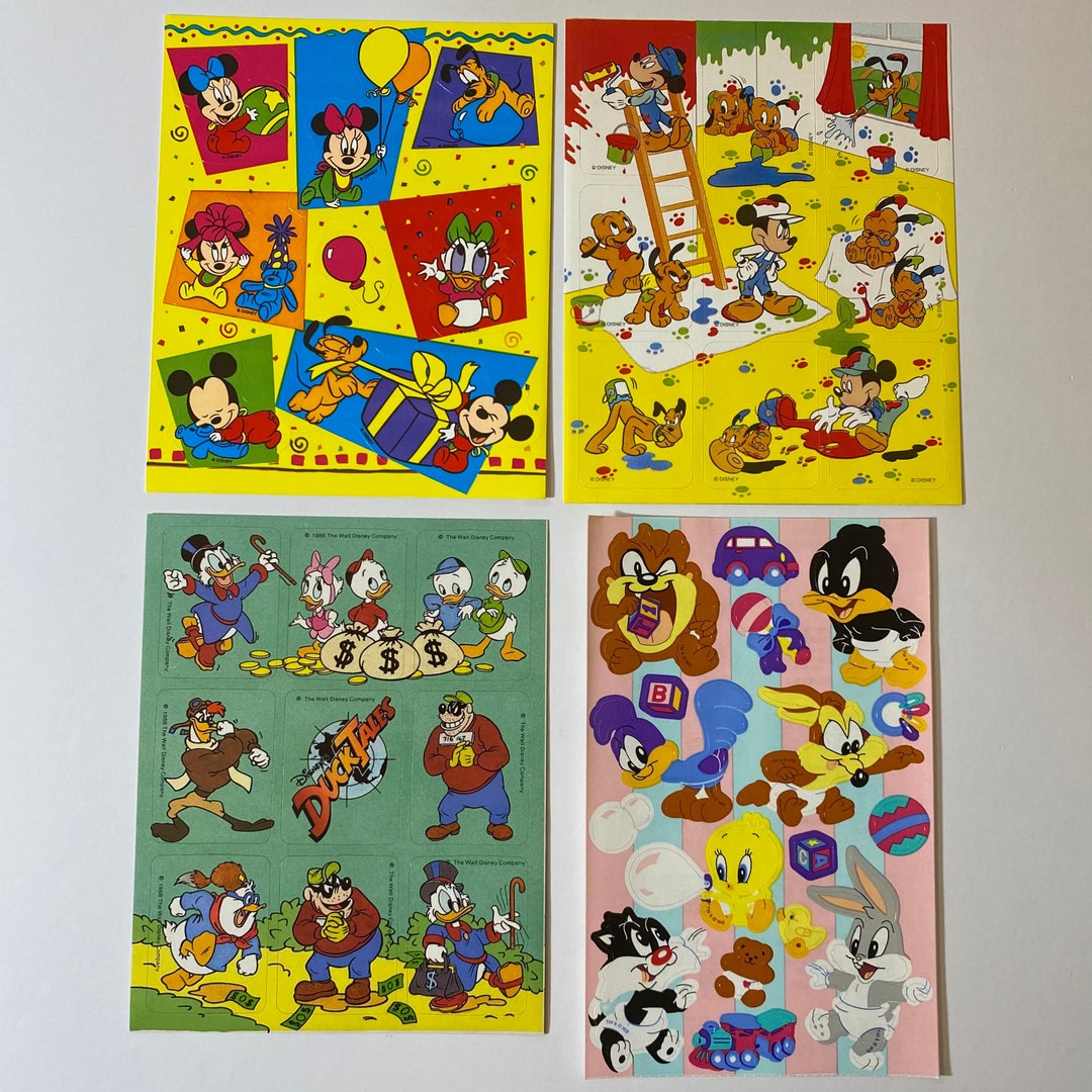 Vintage Gibson Mickey Disney Babies Ducktales Sandylion Baby Looney ...