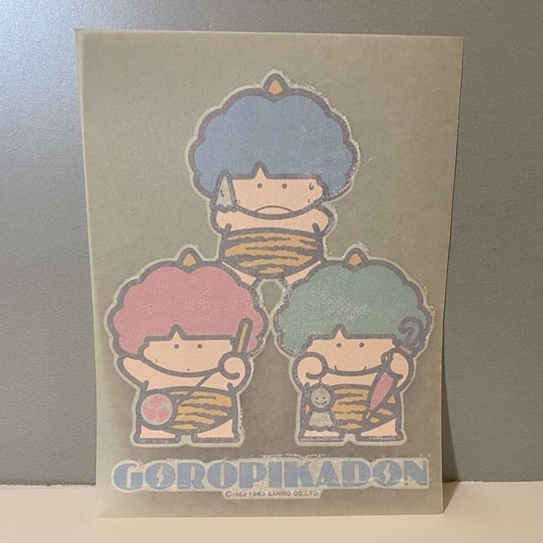 Vintage Sanrio Goropikadon 1983 Rub on Transfer - Etsy