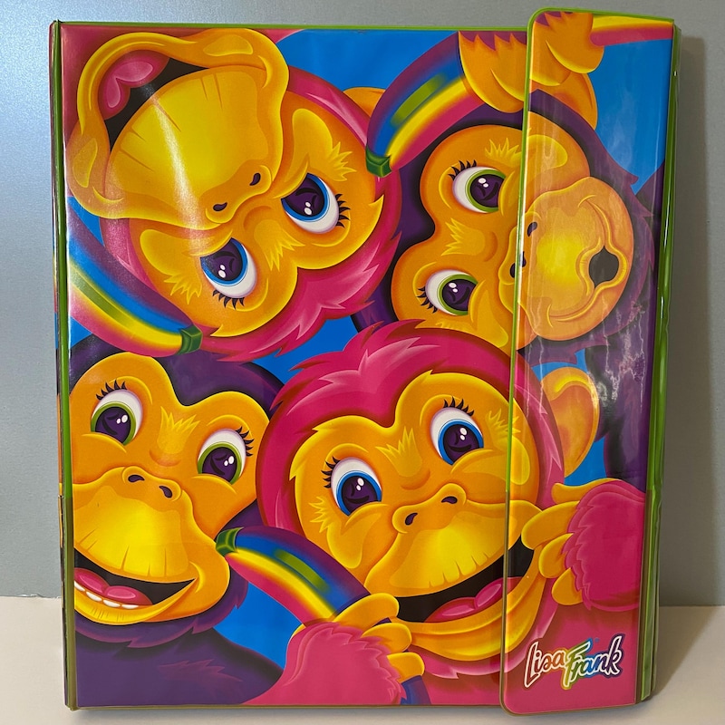 Lisa Frank Binder - Etsy
