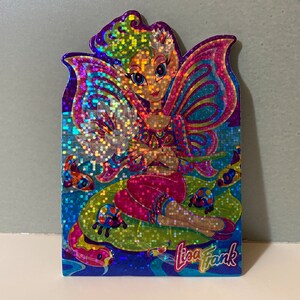 Vintage Lisa Frank Prismatic Small Notepad Skye Milleny M Nixie Fairy ...
