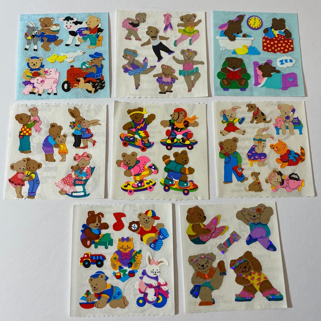 Vintage Sandylion Stickers Ballet Skateboarding Farmer Phone Hugging ...