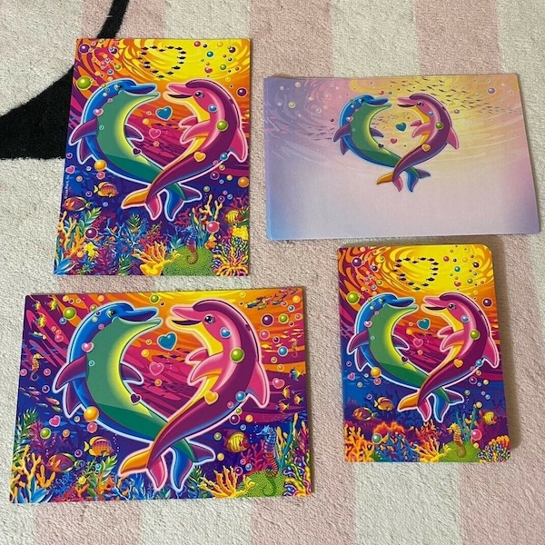 Lisa Frank Dolphin - Etsy