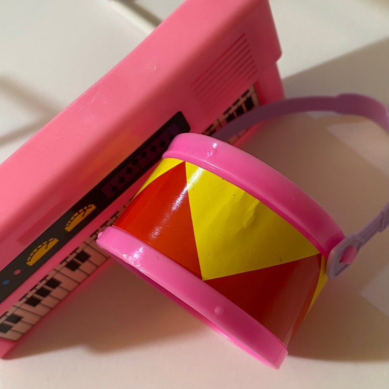 Mattel Vintage Barbie 1992 Musical Instruments Drum Piano - Etsy