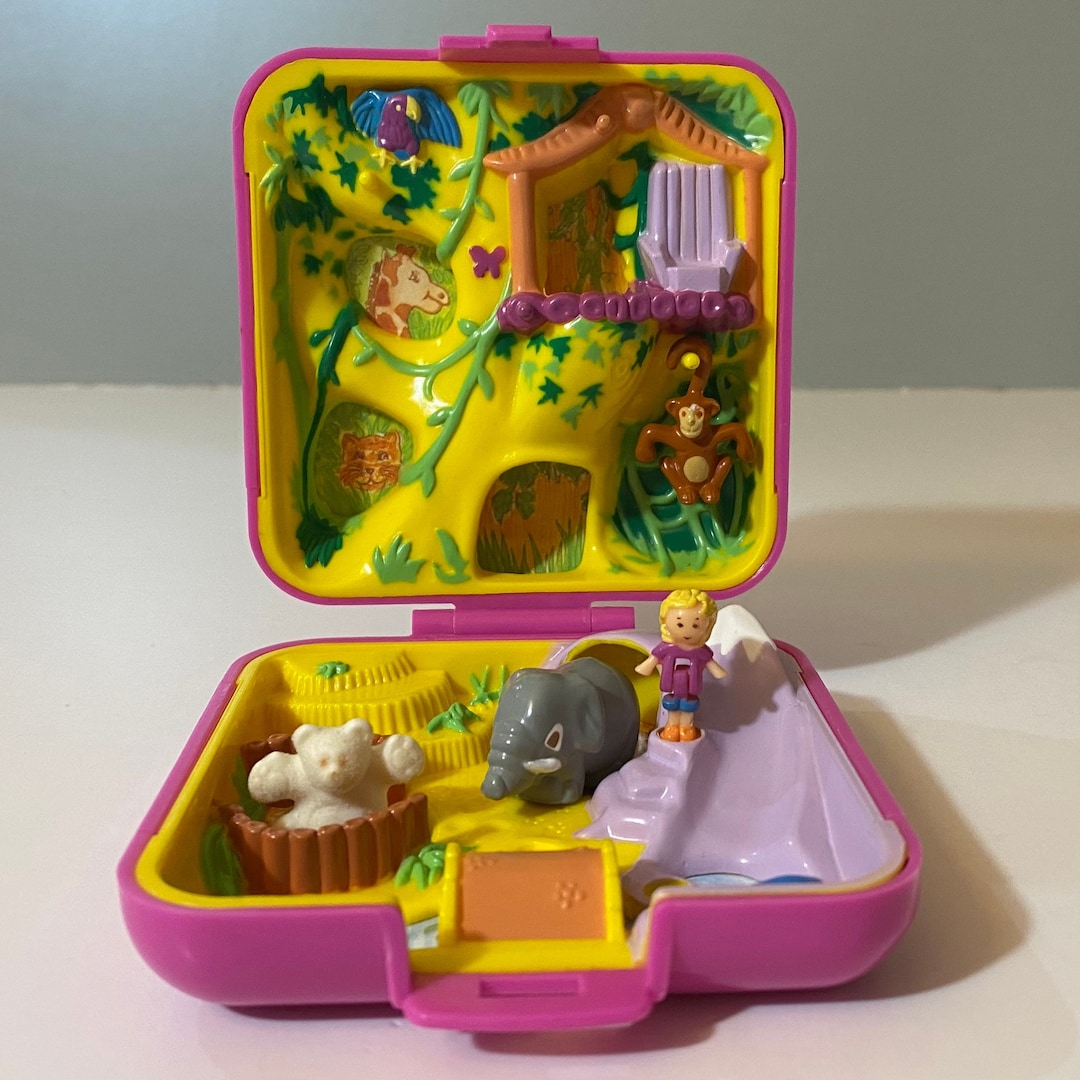 Bluebird Vintage Polly Pocket 1989 Wild Zoo World Playset - Etsy