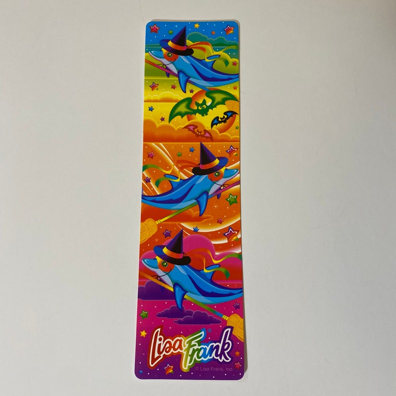 Vintage Lisa Frank Halloween Paper Bookmark - Etsy