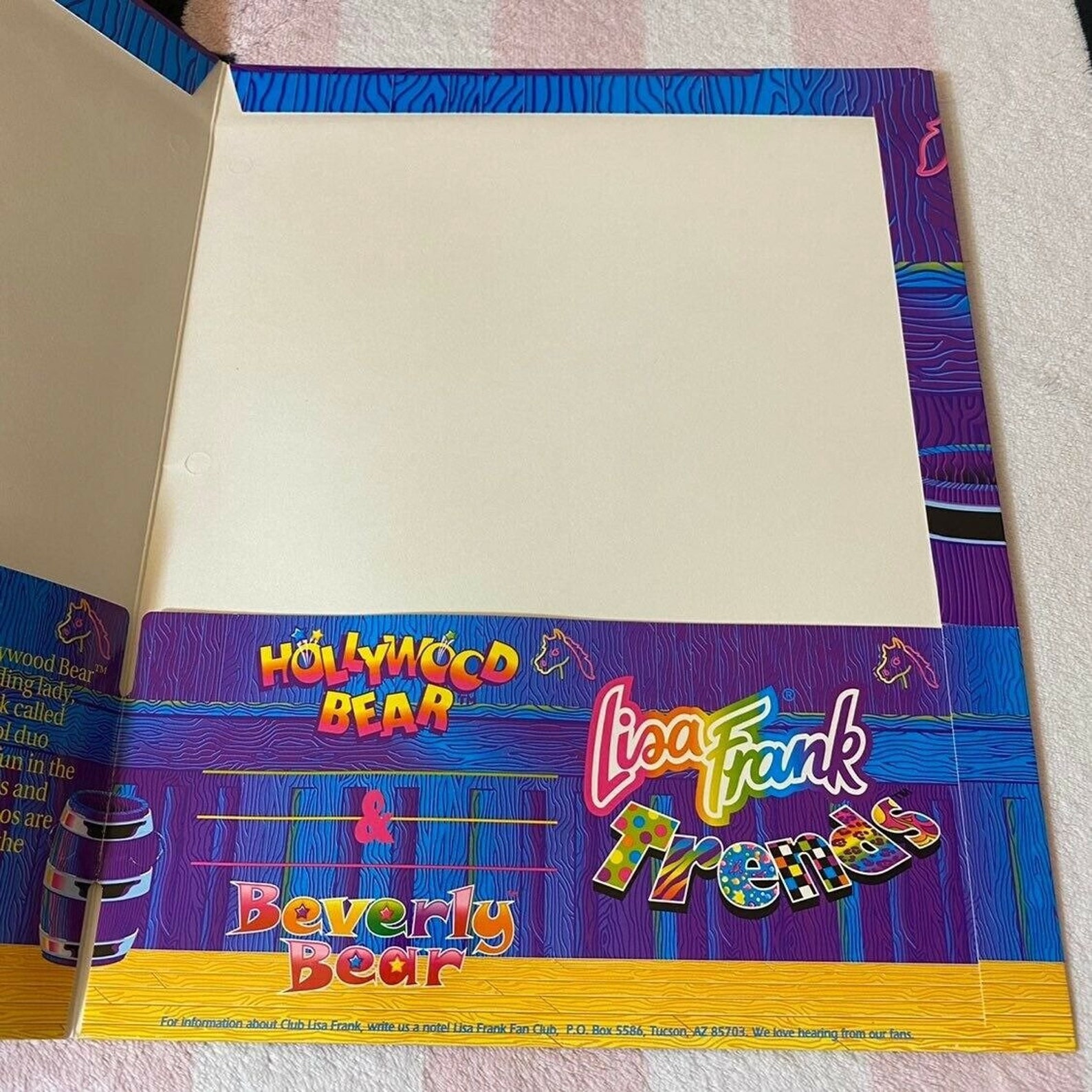 Vintage Lisa Frank Folder Hollywood & Beverly Dancing Cowboy | Etsy