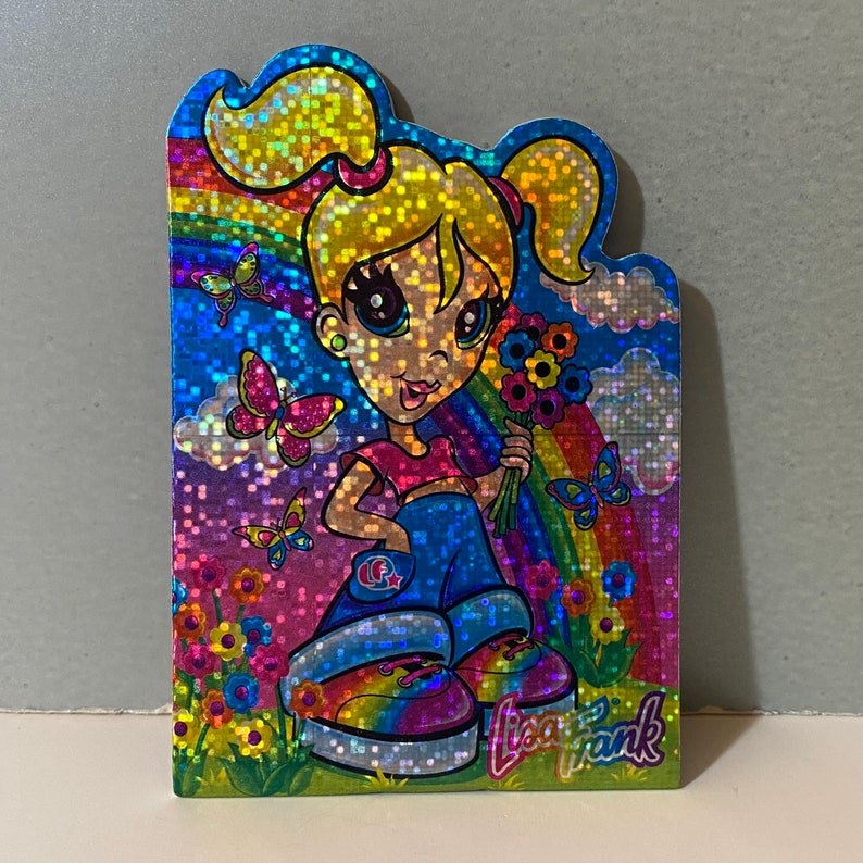 Vintage Lisa Frank Prismatic Small Notepad Skye Milleny M Nixie Fairy ...