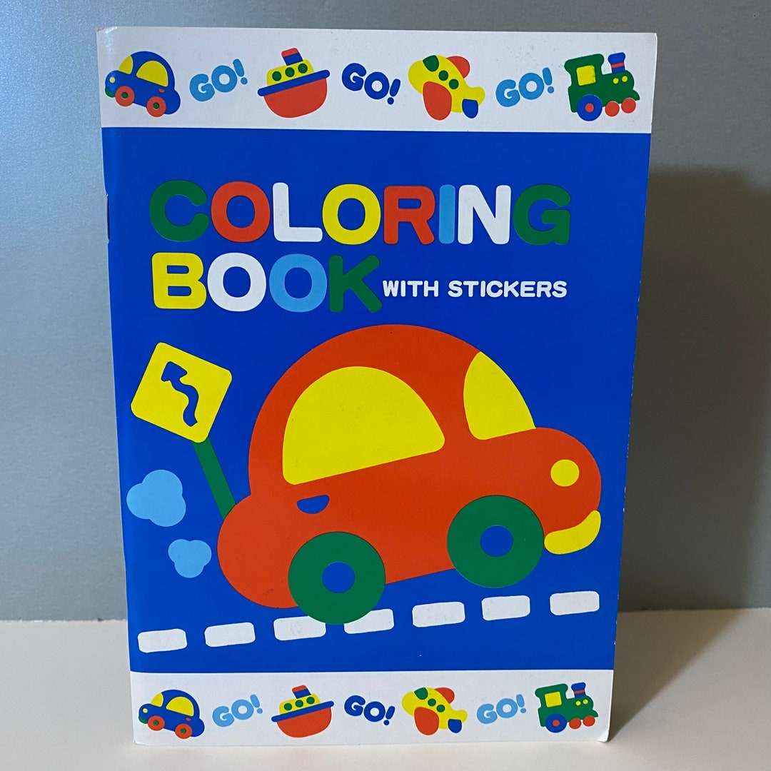 Vintage Sanrio 1988 Vehicles the Runabouts Coloring Book With Stickers ...