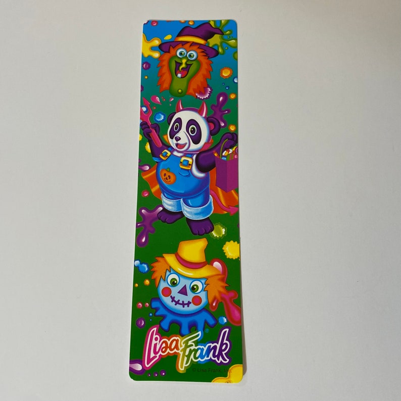 Vintage Lisa Frank Halloween Paper Bookmark - Etsy