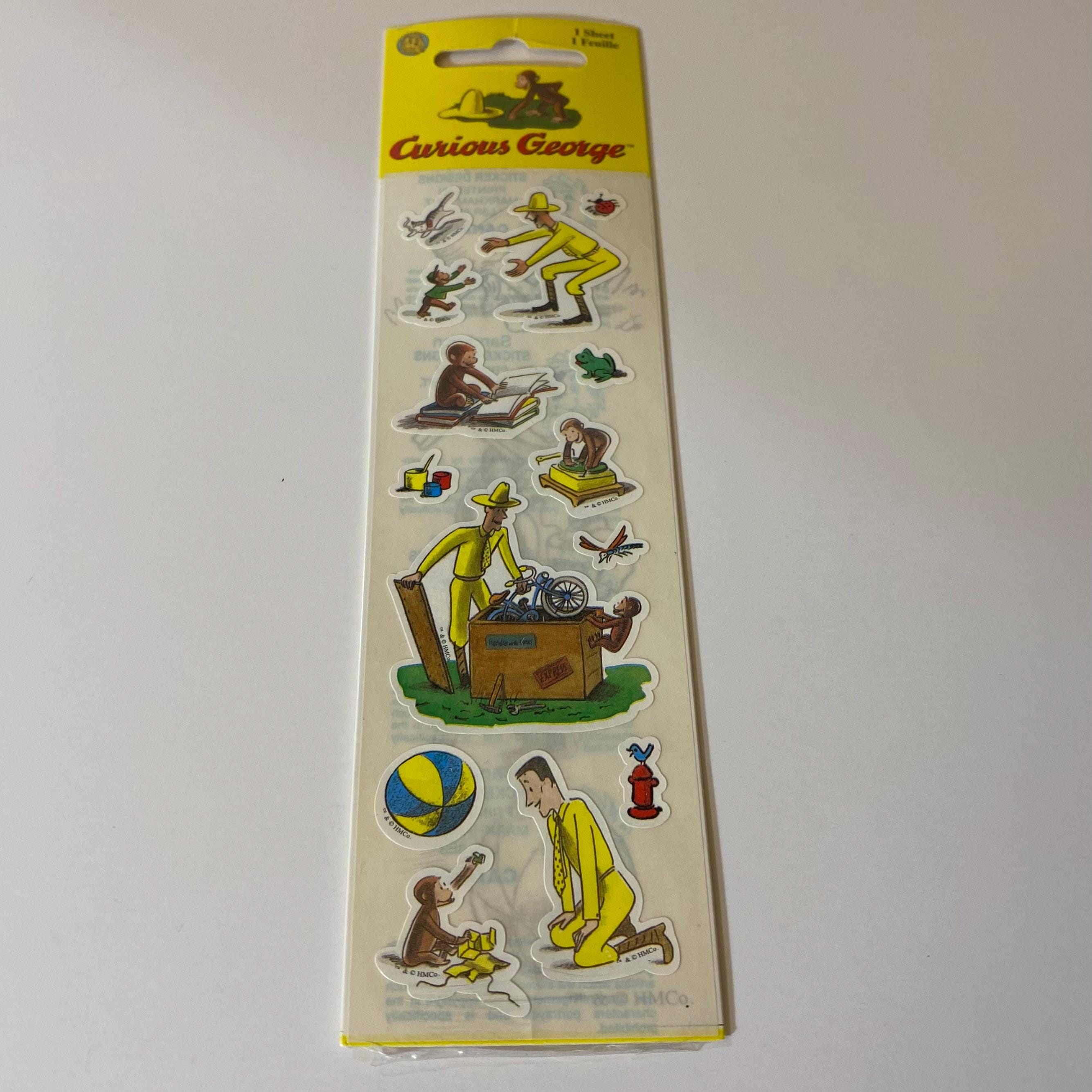 Vintage Sandylion Stickers Barbie Blue's Clues Curious George Snow ...