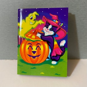 Vintage Lisa Frank Halloween Mini Notebooks Cute Party Favors - 2" X 1 ...