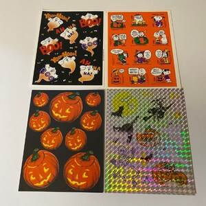 Vintage Hallmark American Greetings Gibson Halloween Stickers & Tattoos ...