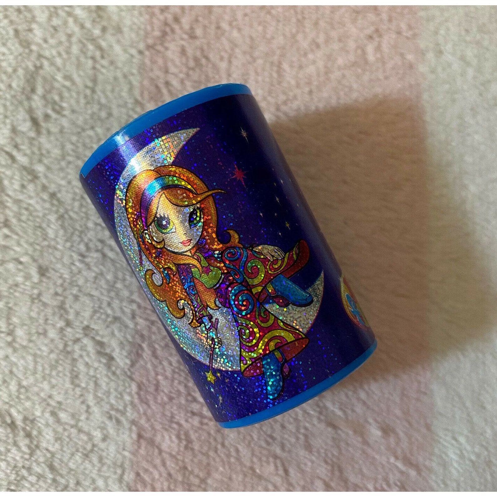 Lisa Frank Star Moon Girl Mini Kaleidoscope Metallic Shimmer Etsy