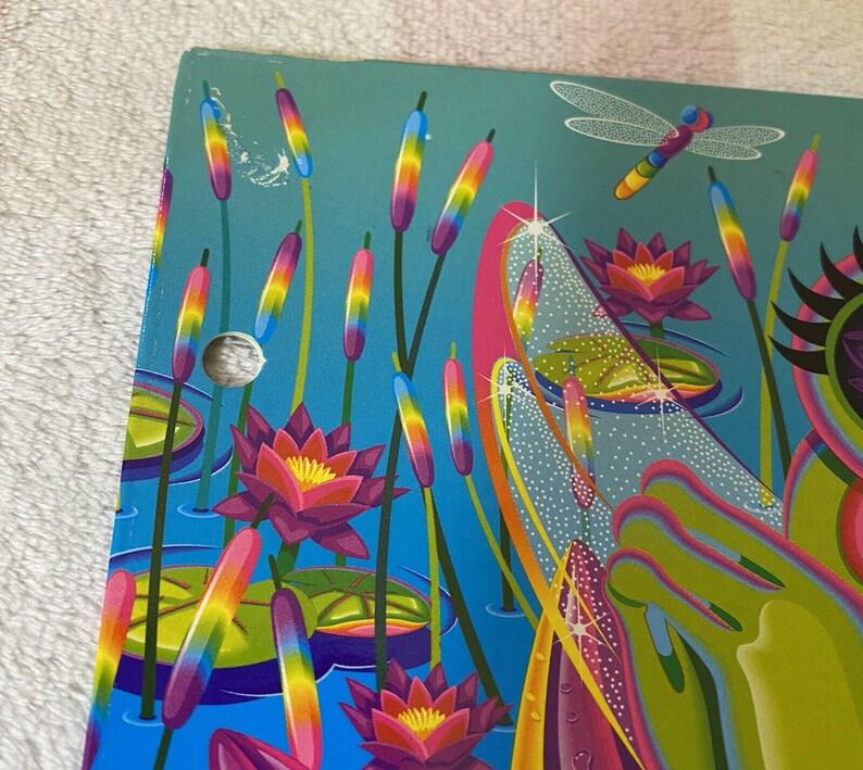 Vintage Lisa Frank Frog Princess Trends Folder | Etsy