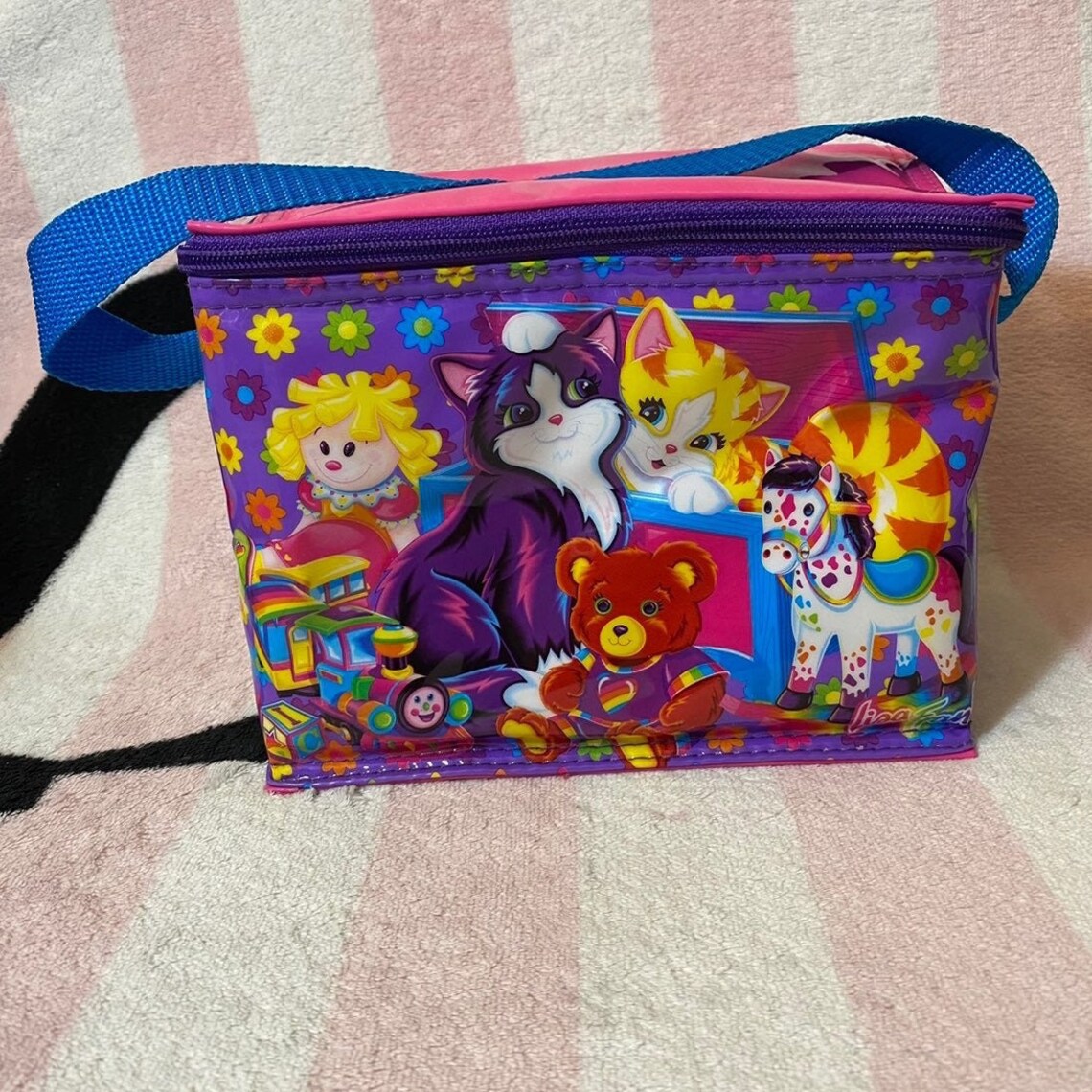 Vintage Lisa Frank Playtime Kittens Lunch Box Bag - Etsy