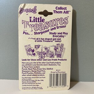 Vintage Lisa Frank Bear Little Treasures Pencil Sharpener & Heart ...