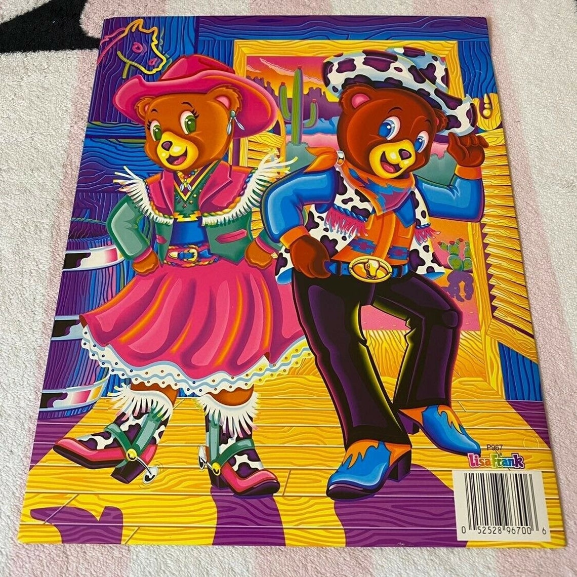 Vintage Lisa Frank Folder Hollywood & Beverly Dancing Cowboy | Etsy