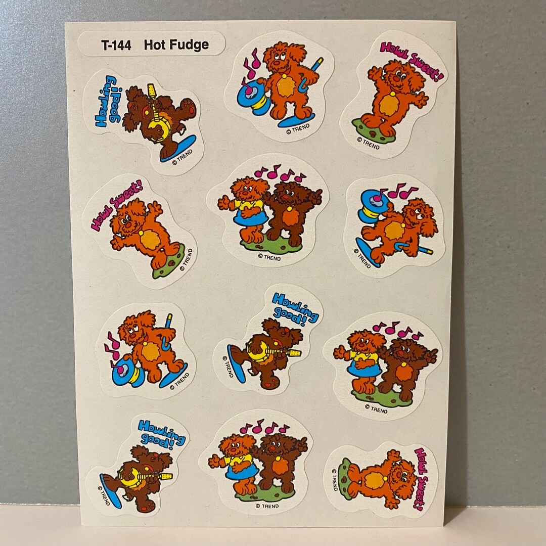 Vintage Trend Hot Fudge Scratch & Sniff Stickers - Etsy
