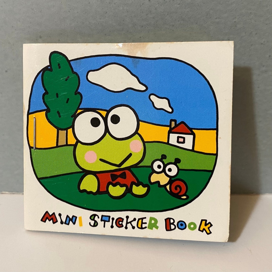 Vintage Sanrio 1992 Keroppi Mini Sticker Book - Etsy