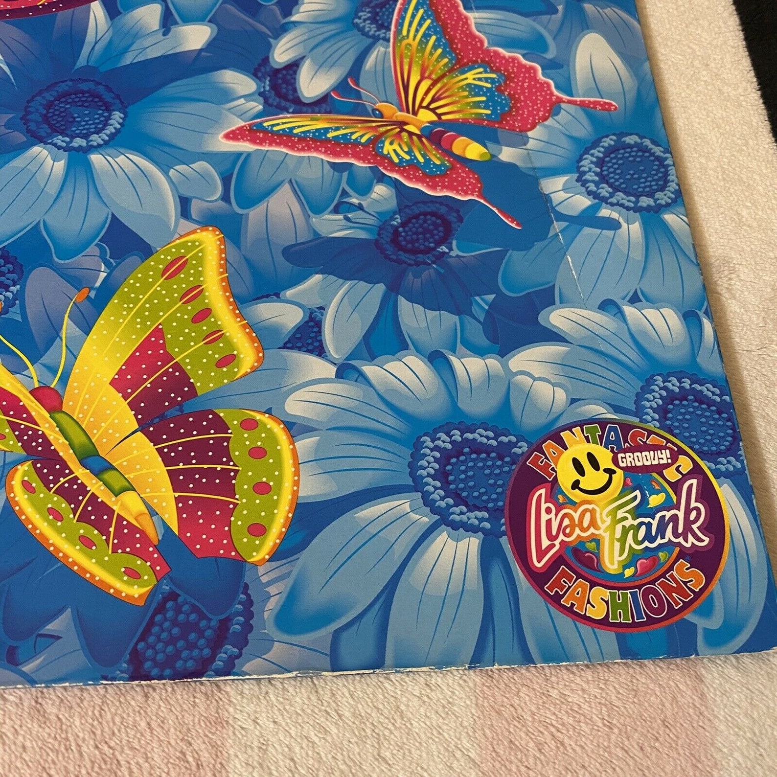 Vintage Lisa Frank Flowers Butterflies Fantastic Fashions | Etsy