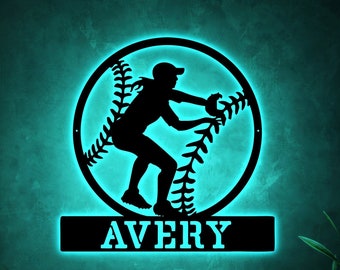 Softball Led Sign - Etsy