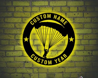 Skydiving Metal Wall - Etsy