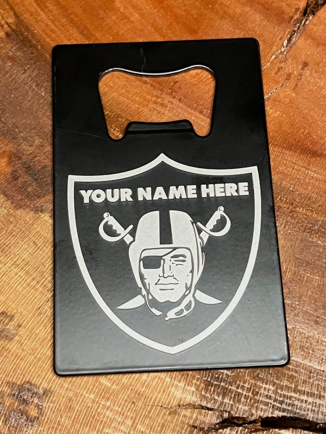 Your Name on a Raiders Bottle Opener. - Etsy