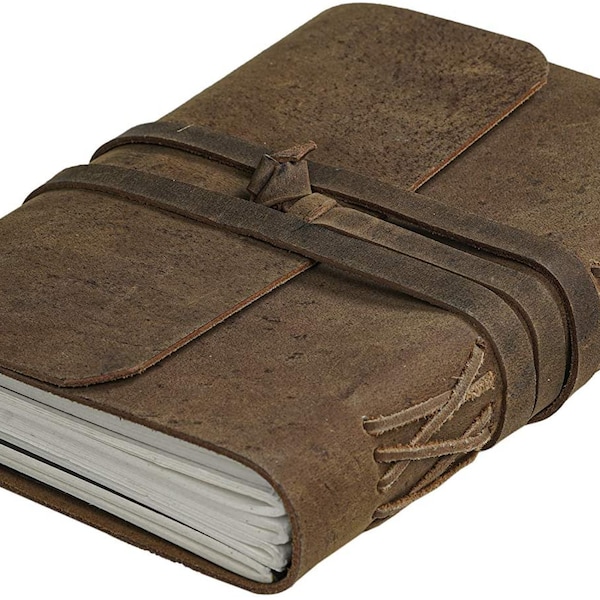 Leather Bound Writing Journal - Etsy
