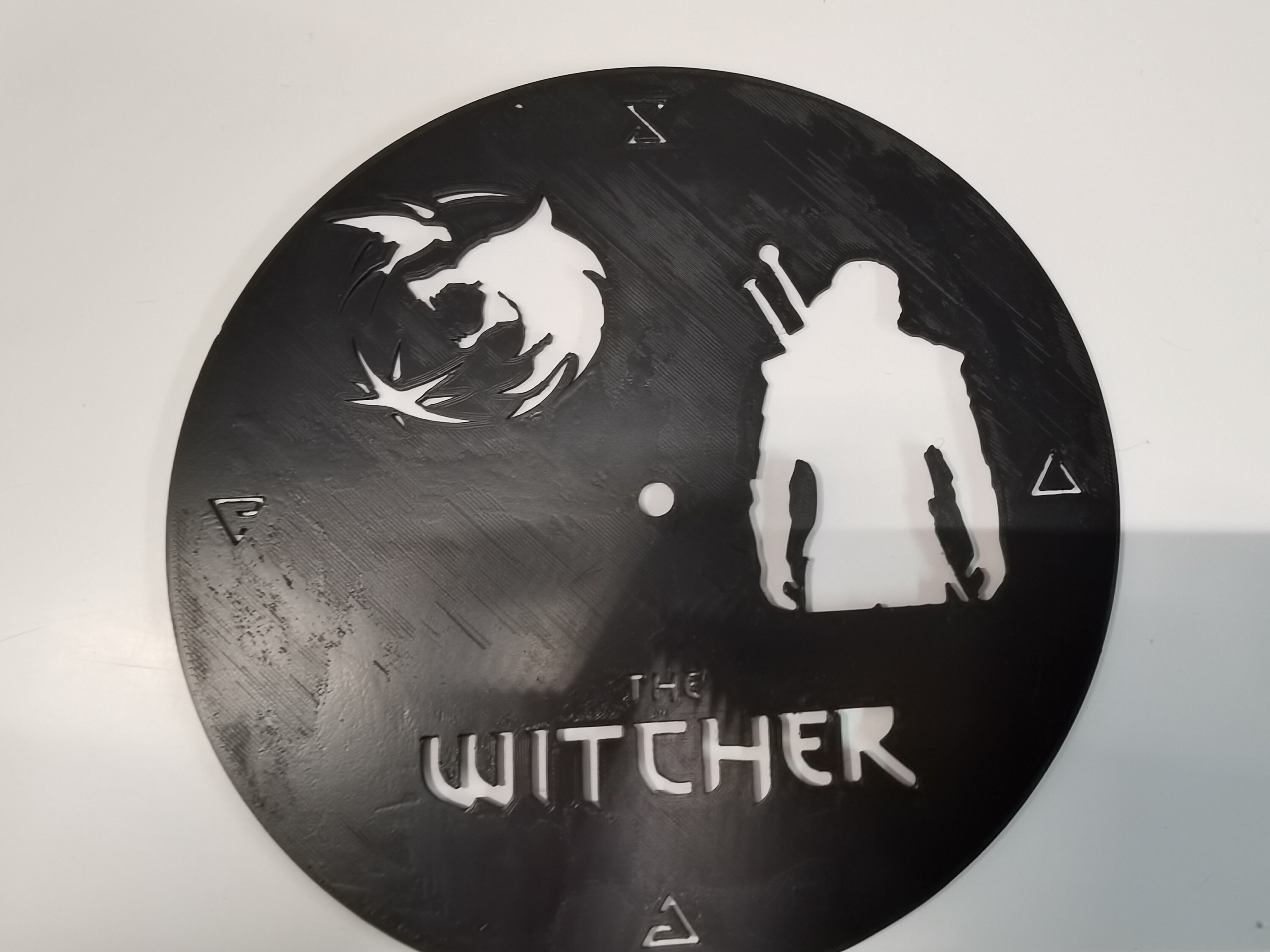 The Witcher Clock 3mf Stl Svg Dxf - Etsy