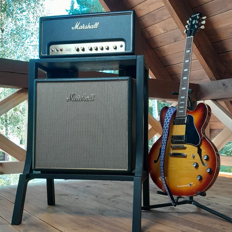 Wood Guitar Amplifier Stand - Etsy