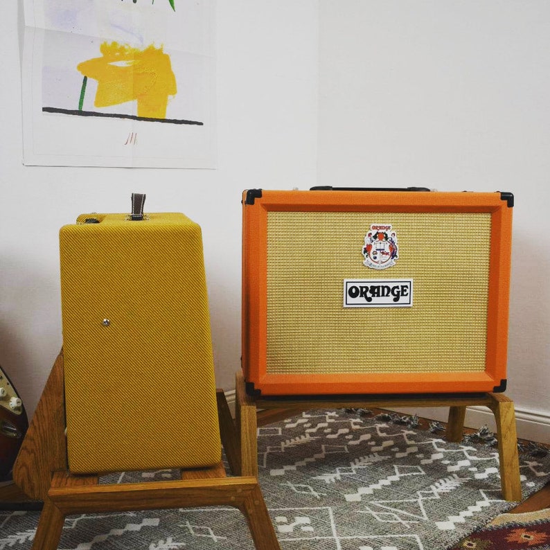 Lakefront Hi-amp Stand Custom Made Solid Wood Guitar - Etsy