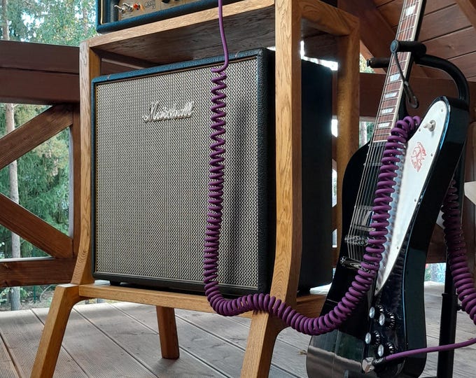 Lakefront Pi Amp Stand, Custom Made Solid Wood Guitar Amplifier ...