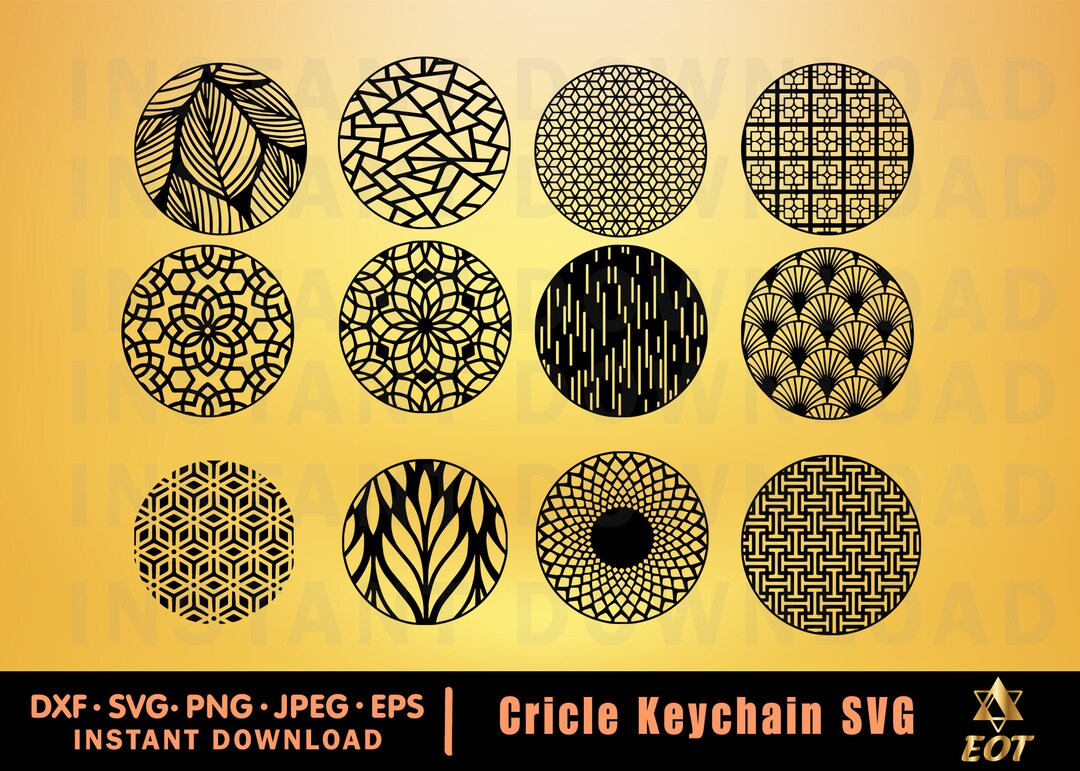 17 Circle Patterns SVG Bundle Background Pattern SVG Cut - Etsy