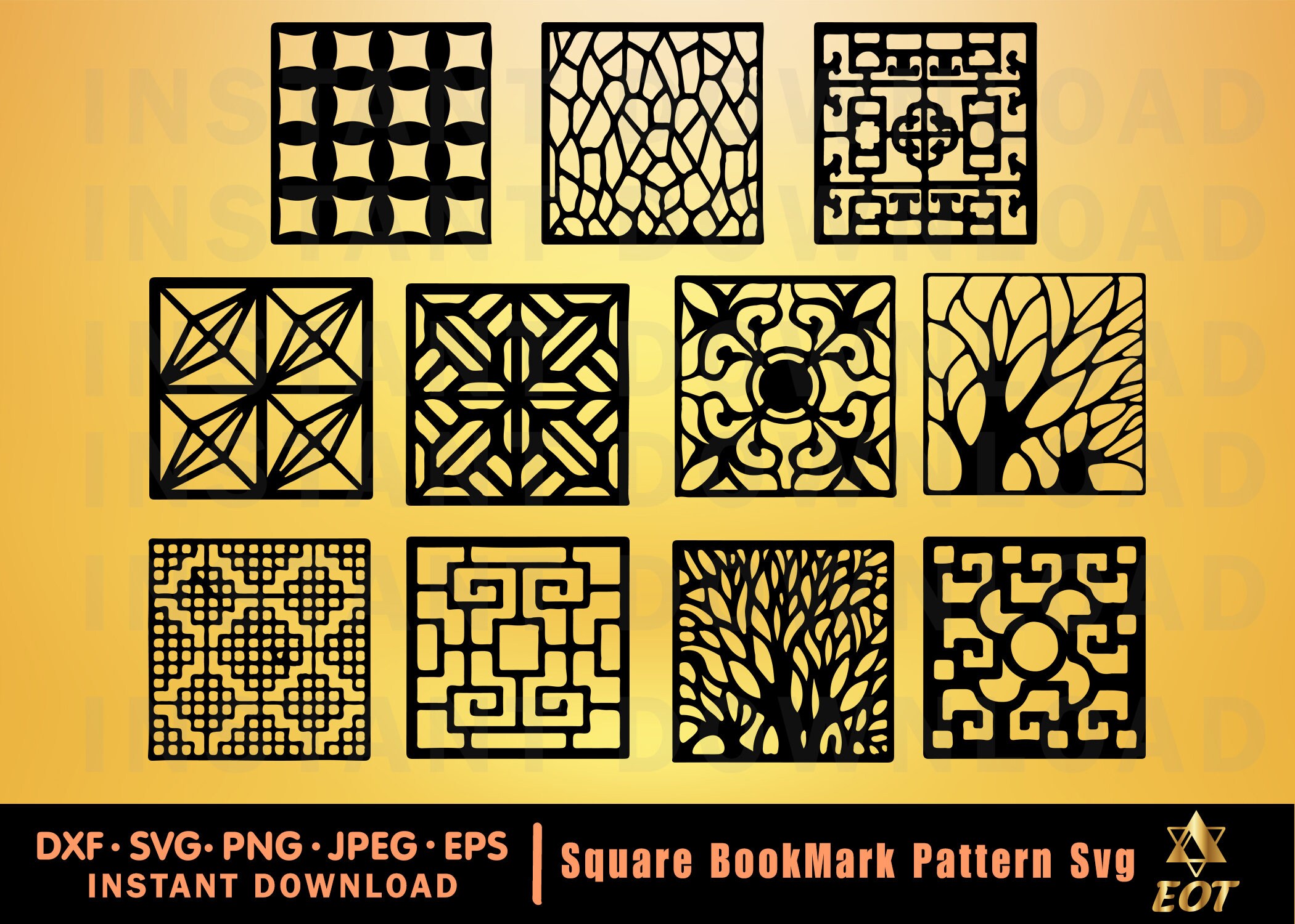 11 Geometric Seamless Patterns Svg Geometric Pattern Svg - Etsy