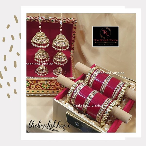 White Chooda Bangles - Etsy