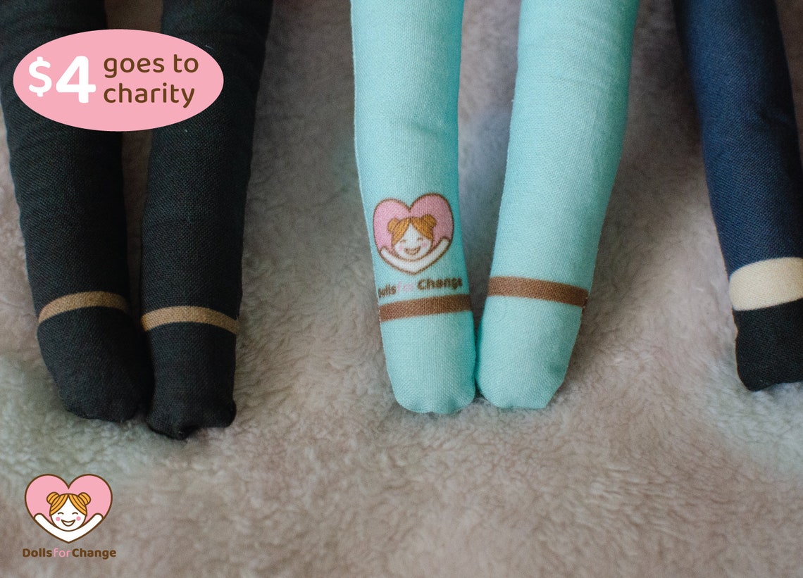 Doctor Darcie Dolls for Change handmade plush doll | Etsy