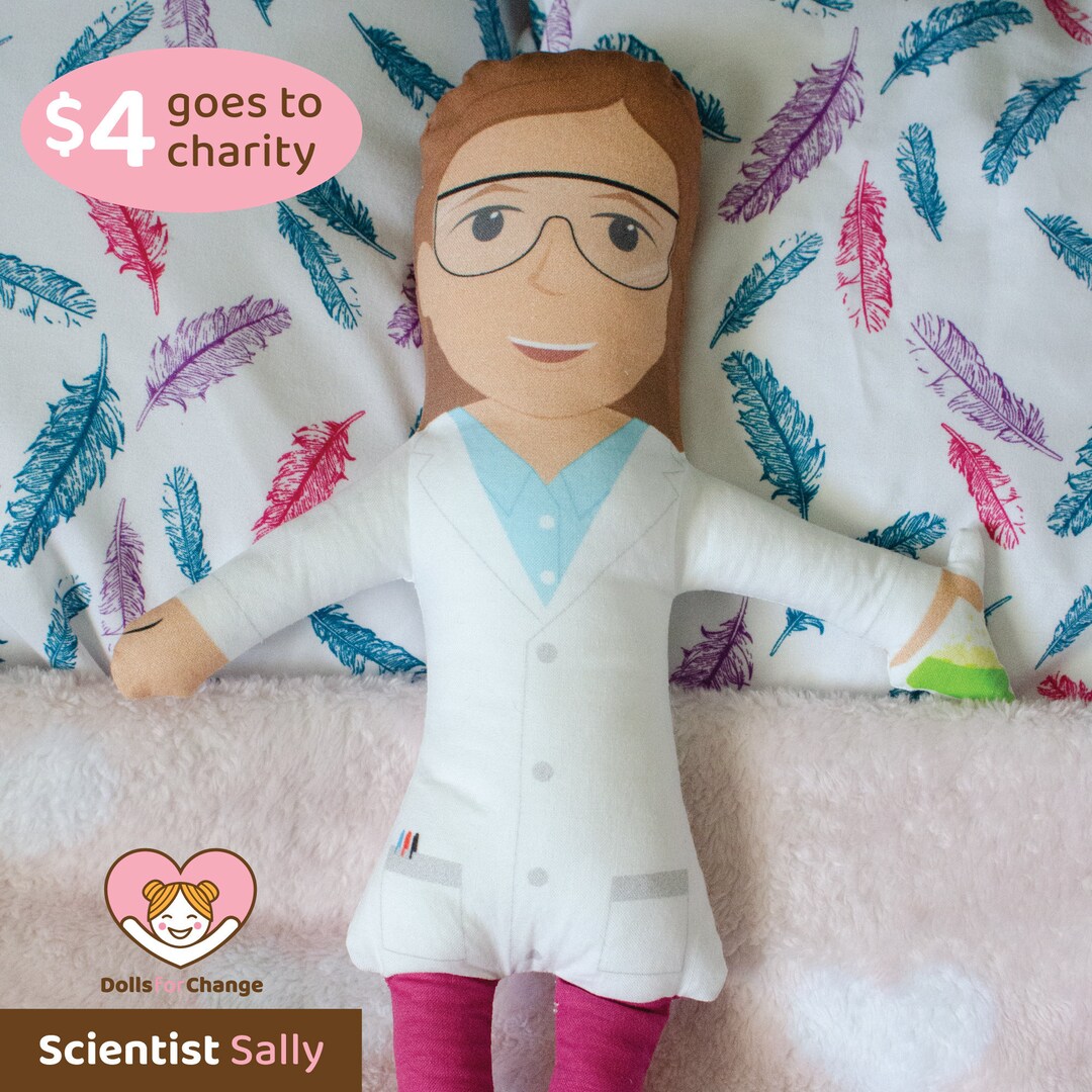 Doctor Darcie Dolls for Change Handmade Plush Doll Proceeds for Charity ...