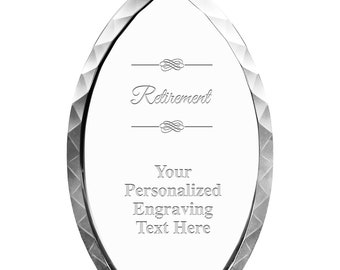 Retirement Crystal - Etsy