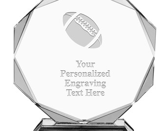Crystal Football Trophy - Etsy