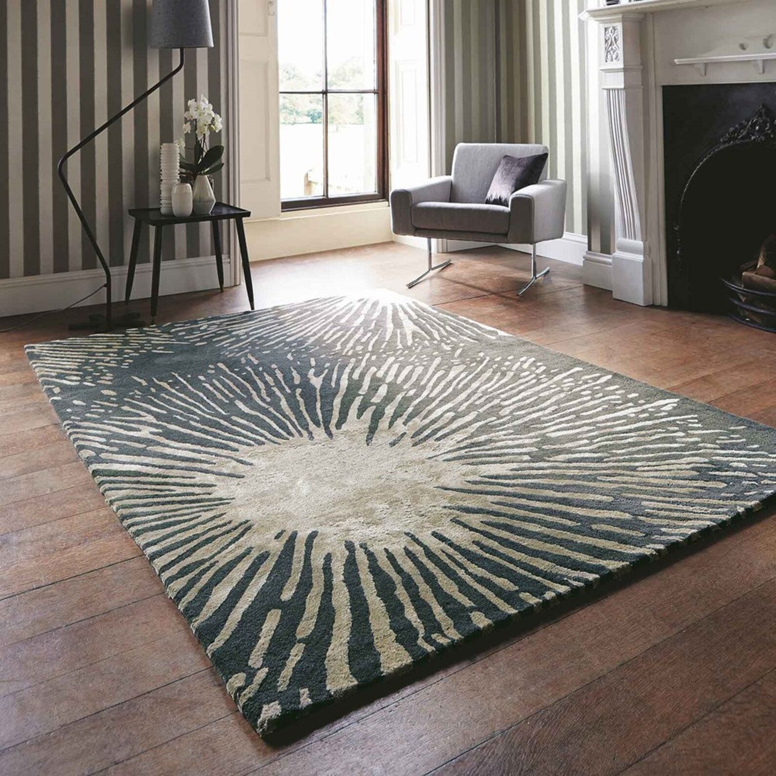 Luxury Modern Hand Tufted Rug, All Cut Rug, Modern Rug, Woolen Rugs ...