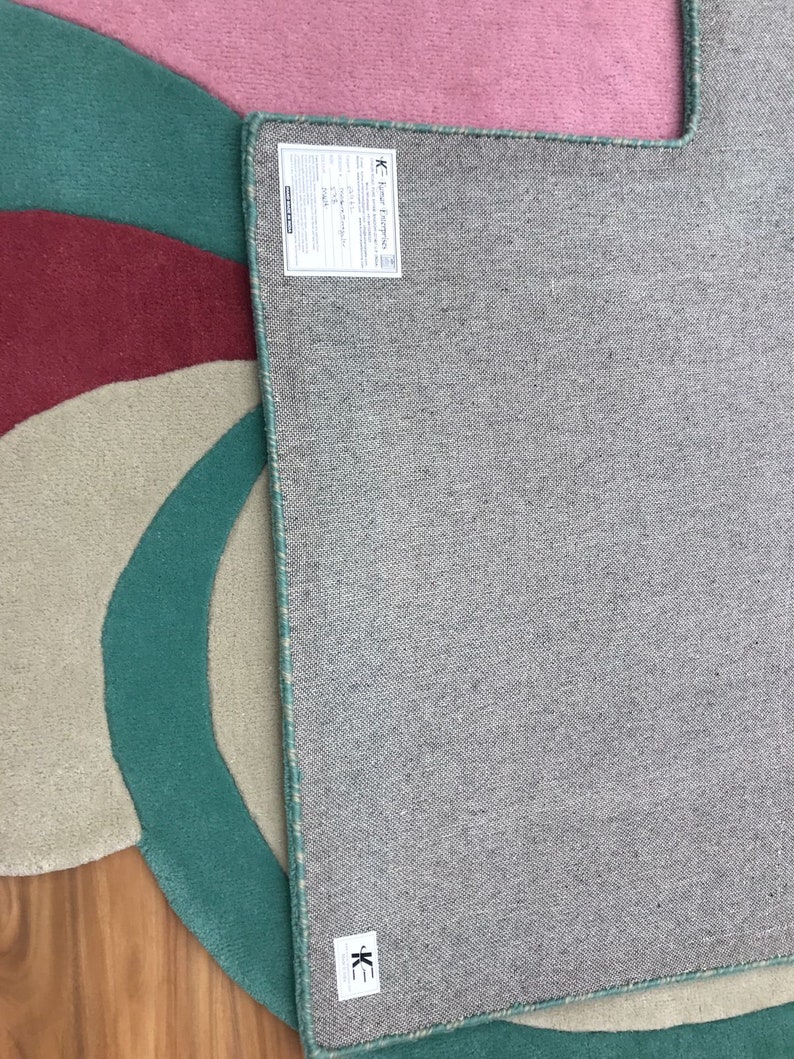 Modern Irregular Hand Tufted Rug,unique Rug,wool Cut Pile Rug,abstract ...