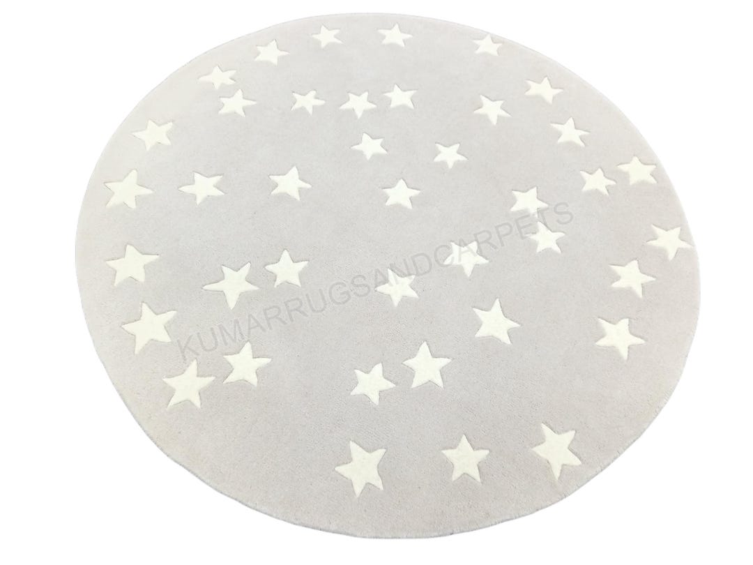 Kids Star Hand Tufted Rug, Flooring Rugs, Hand Made Rugs, Home Decor ...